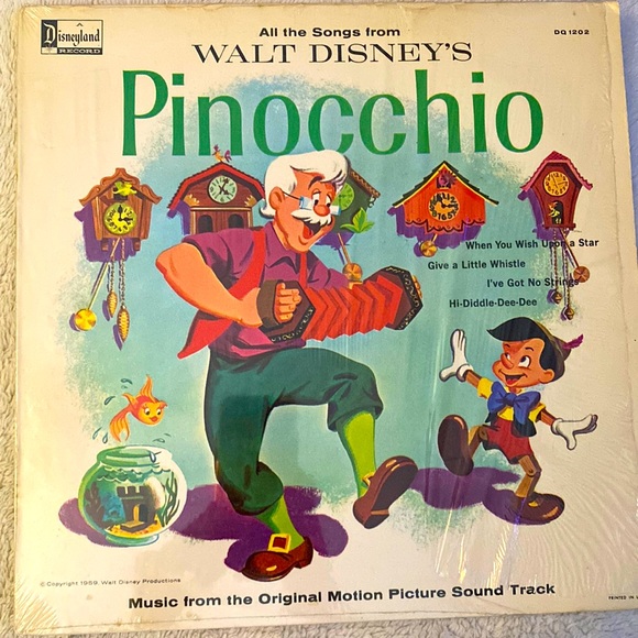 disneyland | Media | 96s Walt Disney Pinocchio Album | Poshmark